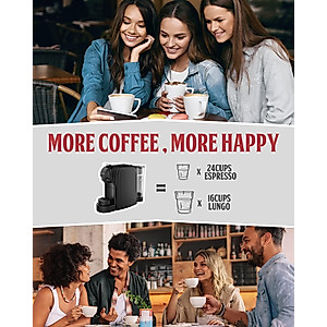 Milk Frother, Electric Milk frother and Steamer for Frothing and Heating Milk, 4 IN 1 Multifunction Milk Frother for Hot & Cold Froth, Auto-off & Easy Cleaning, Gretess, Black, JC-A1B