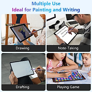 ​​​Stylus Pen for iPad 2018-2023 with Palm Rejection, Active Pencil for iPads 10th/9th/8th/7th/6th Gen, for iPad Pro11/12.9 inch, for iPads Air 5th/4th/3th, for iPad Mini 6th/5th Gen(Black and Purple)