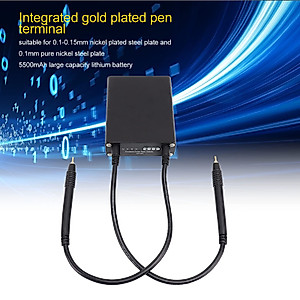 Alomejor Spot Welder Portable DIY Mini Spot Welder Machine with Welding Pen and Lithium Battery Strip Black