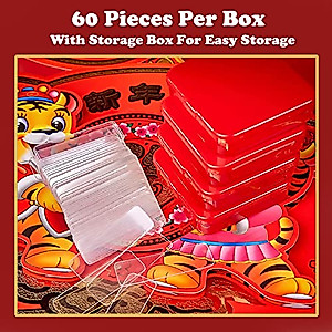 Reusable Multifunctional Double Sided Adhesive Tape, 60/180/300 Pcs Double Sided Mounting Strong Sticky Wall Strips Transparent Tape Without Cropping, No Residue (60 Pcs)