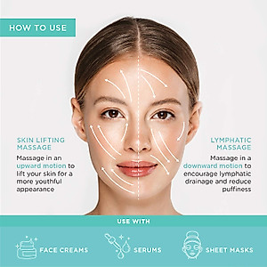 MonétBeauty Ice Globes for Face, Freezer Safe and Highly Effective Facial Globes for Daily Beauty Routines, Face Roller to Tighten Skin, Reduce Puffiness, Enhance Circulation and Complexion (Blue)