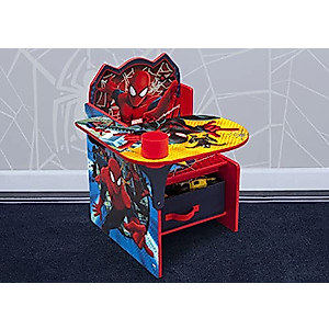 Delta Children Chair Desk With Storage Bin - Greenguard Gold Certified, Spider-Man