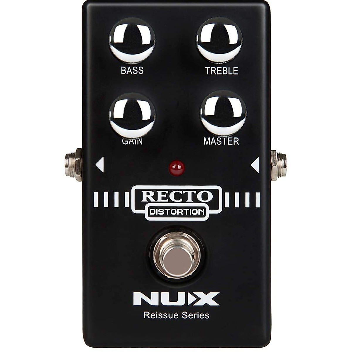 Briskdrop NUX Recto Distortion Guitar Effect Pedal Bundle with 2 Patch Cables and 6 Dunlop Picks, RectoBundle2