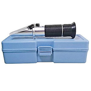 Agriculture Solutions Antifreeze Refractometer Displaying in Fahrenheit for Checking Freezing Point of Automobile Antifreeze Systems and Battery Fluid Condition. Battery Acid, Glycol, Coolant, Antifreeze Tester