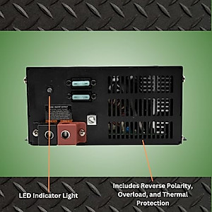 PowerMax PM3-55 RV Power Converter | High-Performance 110 Volt to 12 Volt DC Power Supply Charger w/ 55 Amp Capacity | Ideal for Efficient & Reliable Power Management in Recreational Vehicles