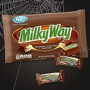MILKY WAY Fun Size Milk Chocolate Candy Bars, 10.65 oz Bag