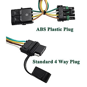 Oyviny Custom 4 Way Trailer Wiring Harness 55315 for 1988-2000 Chevy and GMC C/K Pickup, for Chevy Blazer/Suburban/Tahoe/GMC Suburban/Yukon/Cadillac Escalade