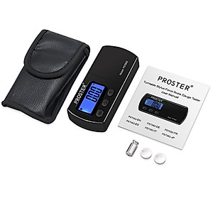 Proster 5g/0.01g Turntable Stylus Force Tracking Scale Phono Turntable Cartridge Pressure Gauge Tone Arm Scale Record Stylus Alignment with LCD Backlight for Tonearm Phono Cartridge