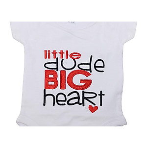 Unique Baby Boys Valentine's Day Bodysuit with XO Pants Clothing Set (18m)