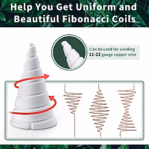 NAMTSO Copper Wire for Electroculture Gardening, 2 Pack Electroculture Copper Gardening Antenna & Air Plant Holder Making Tools with 16 Gauge Pure Copper Wire for Plants, Air Plant Holders Unique, S+L