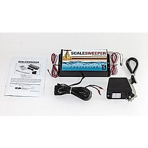 Scalesweeper Water Descaler | Electronic Water Conditioner Installs Where Water Enters Home To Protect Plumbing, Water Heater, Appliances 24/7 | Prevent Hard Water Scale & Scale Buildup