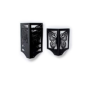 Raised Garden Bed Decorative Corner Bracket Connectors for Flower Beds, Vegetable Garden or Planter Box - Set of 4 for 8" to 12" Beds