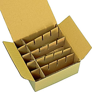 EST. LEE DISPLAY L D 1902 Cardboard Boxes & Organizers for C-9 C-7 Replacement Light Bulbs Empty Storage Box with Dividers Pack of 5 (C9 Light Bulb Box)