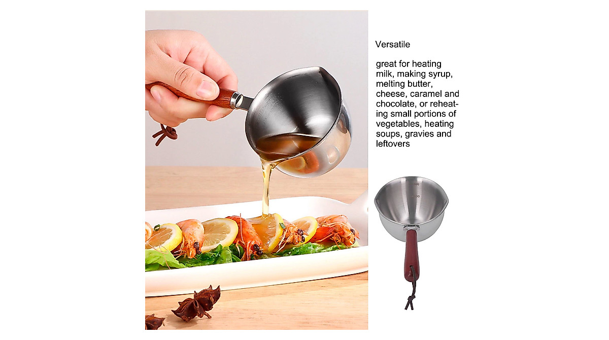 Mini Saucepan, Milk Pot, Milk Coffee Warmer 304 Stainless Steel Mini ...