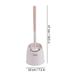 Plastic Brush Toilet Brush Detachable Design Toilet Cleaner Brush Home Floor Stand Toilet Bowl Brush and Stand Set