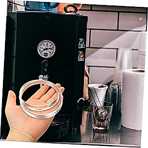 STOBAZA 2pcs Sealing Machine Sealing Ring Cup Seal Replacement Parts Automatic Milk Tea Machine Washer Ring Accessories Cup Sealer Machine Circle Sealing Machine Washer Canning Seal Ring