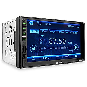 Belva BMV734 7" Double DIN Touchscreen Mechless Car Stereo Receiver