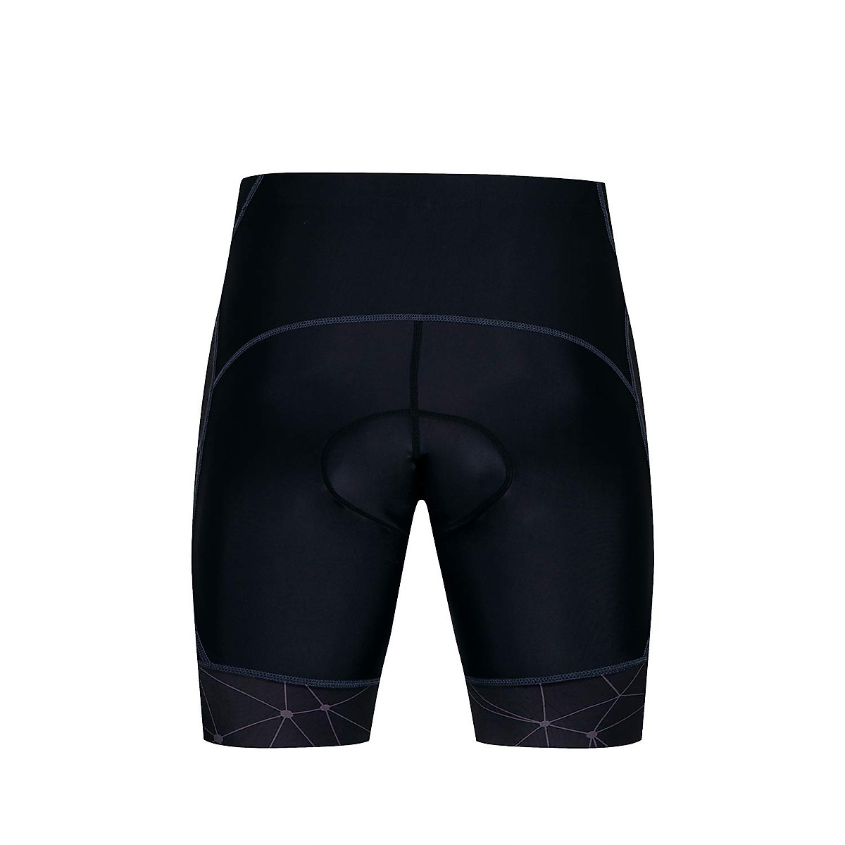 Weimostar Men's Cycling Shorts Padded Bicycle Riding Half Pants Bike Biking Clothes Cycle Wear Tights Black Size L