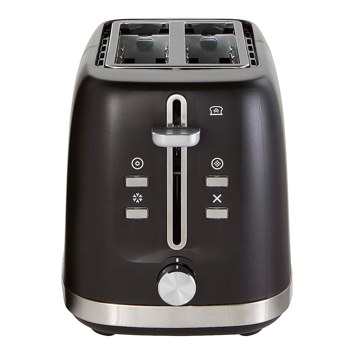 West Bend Toaster 2 Slice Extra-Wide and Deep Slots with 3 Functions and 7 Shade Settings Manual Lift Lever and Auto-Shut Off, 750-Watts, Black