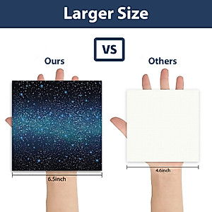 50 Pcs Space Starry Napkins Galaxy Party Napkins Supplies Decorations Lunch Paper Napkins for Outer Space Birthday Baby Shower