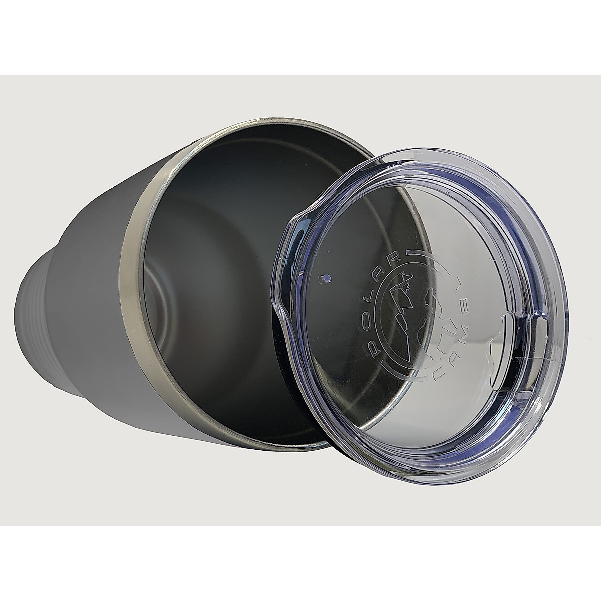 30oz Vacuum Insulated Tumbler Mug, Flat Bed Tow Truck, Personalized Engraving Included (Gray)