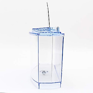 Officially Licensed Disney's Frozen Themed Betta Tank from Penn Plax: Perfect for Betta Fish, This Small Tank is Perfect for Fans of Frozen! Small 0.7 Gallon Tank (FZR108), Blue