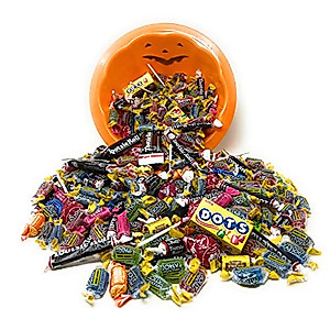 Assorted Bulk American Candy 6 Lb Jolly Hard Candy Mix and Tootsie Rolls Juniors Tootsie Snack Bars Tootsie Mini Dots Tootsie Pops Fruit Rolls 100+ Ct (96 Oz)