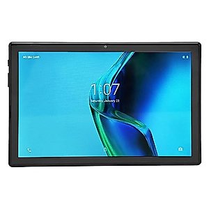 Airshi 10.1 Inch Tablet, 8GB RAM 128GB ROM 5G WiFi Octa CPU 4G LTE Tablet PC 13MP Rear Camera for Business for Work (Black)