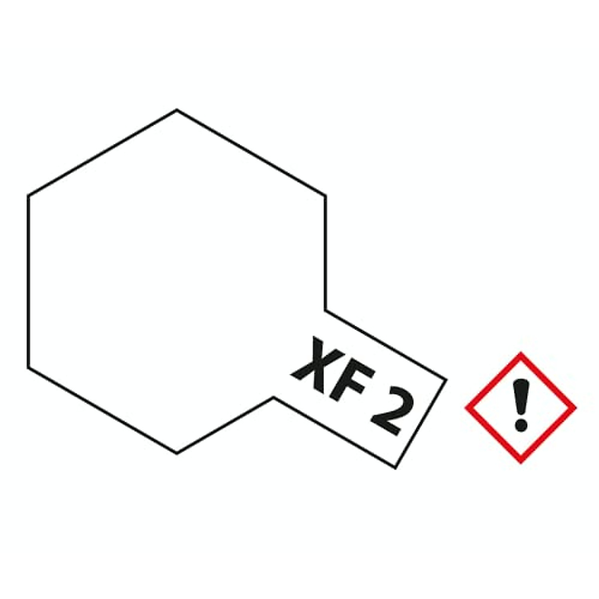 Tamiya USA TAM81702 Acrylic Mini X-F2 Flat White 1/3 Oz