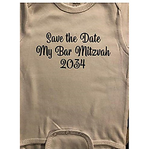 Bat mitzvah 2037 2038 baby girl onesie ® bar mitzvah jewish boy onesie ® bodysuit infant one piece