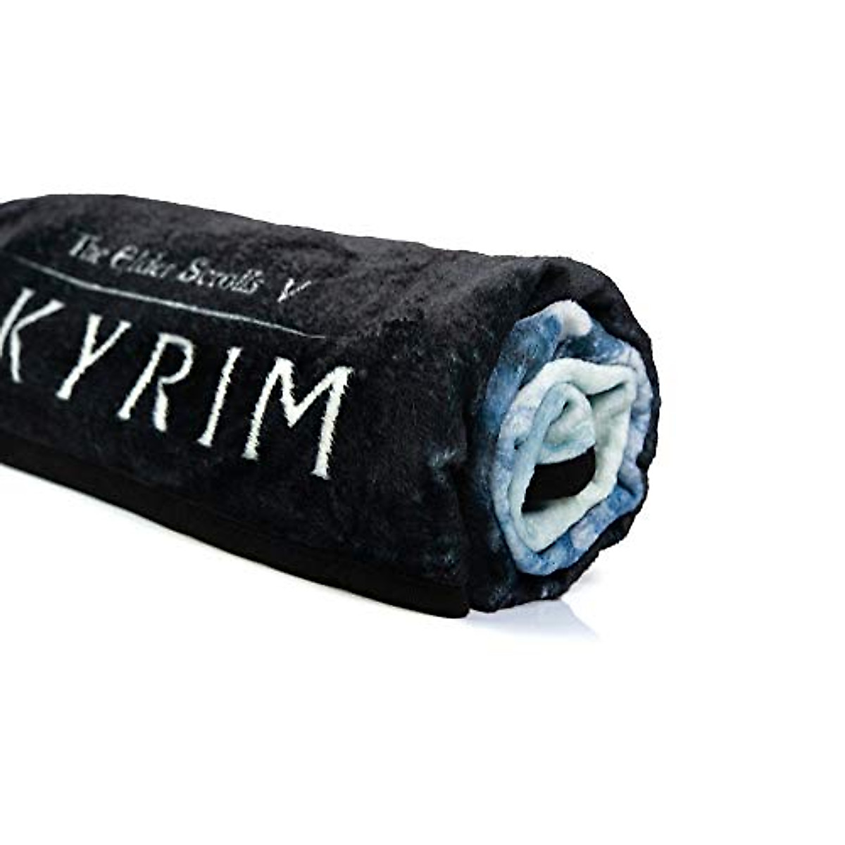 JUST FUNKY The Elder Scrolls Skyrim Video Game Fleece Throw Blanket | Skyrim Soft Blankets and Throws | Official The Elder Scrolls Skyrim Throw Blankets | Measures 60 x 45 Inches