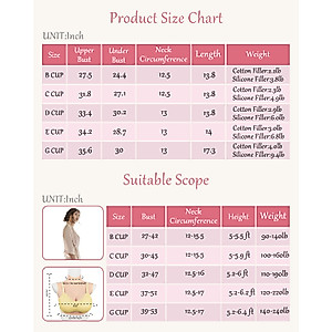 Peikey Breastplate Silicone Breast Forms with Bra B-G CUP Breast Plates for Crossdressers Drag Queen Mastectomy,Nude,Cotton Filler,B CUP