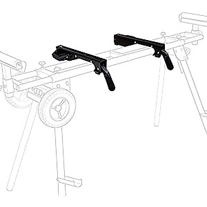 POWERTEC MT4000MBA Miter Saw Stand Mounting Brackets, Set of 2, Fits Ryobi, Black and Decker, Craftsman, and Kobalt Miter Saw Stand