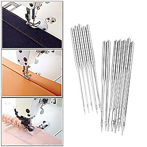 10Pcs DB*1 Industrial Sewing Machine Needles for JUKI DDL-555 Singer Brother,Size:22/140