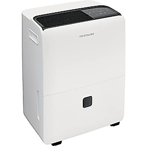 Frigidaire FFAD6022W1 Dehumidifier, High Humidity 60 Pint Capacity Dehumidifier with a Easy-to-Clean Washable Filter and Custom Humidity Control for maximized comfort, in White