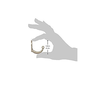 National Hardware N325-738 MPB162 Clothes Hooks in Satin Nickel, 2 pack