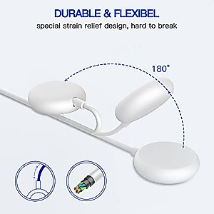 Compatible with Google Pixel Watch Charger Cable (White)