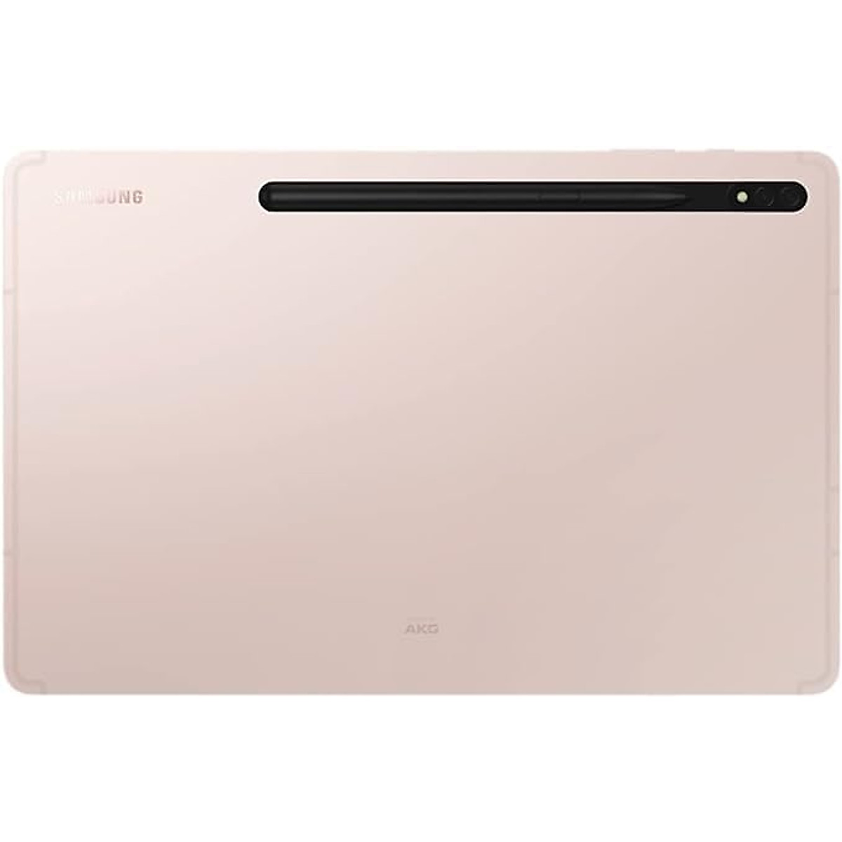 SAMSUNG Galaxy Tab S8+ Plus w/Low Latency S-Pen 256GB 12.4’’ 120Hz AMOLED, Snapdragon 8 (4nm), Android 12 Wi-Fi Tablet SM-X800 US Model (w/Fast 25W Charging Cube, Pink Gold)