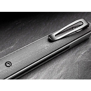 BÖKER PLUS Kwaiken Air MINI – Minimalist, Pocket Friendly Feather Weight Daily Carry Pocket Knife, VG-10 Steel, Gentlemen’s Tactical Knife, Designed by Lucas Burnley (All Black G10)