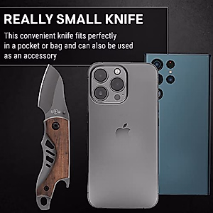 GOOD WORKER 5.7’’ Pocket Knife - Mini Folding Knives - Small Sharp Knife with Bottle Opener - Cool EDC Knives - Tiny Folding Knife - Foldable Knife - Stocking Stuffers for Men Women Children 6779