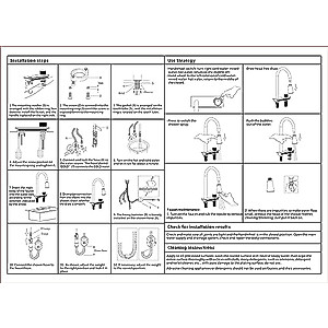 MWIDCIEW Drop In Kitchen Sink Gunmetal Gray Stainless Steel Waterfall Kitchen Sink with Pull Down Sprayhead Faucet Single Bowl Kitchen Sink Workstation with Multiple Accessories (31.5 x 17.7 inch)