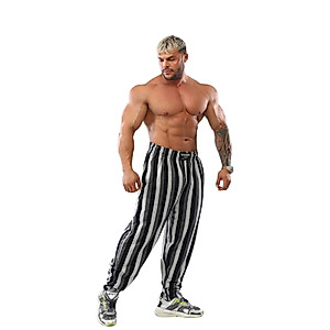 BIG SAM SPORTSWEAR COMPANY Men's Baggy Sweatpants with Pockets, Oldschool Loose Fit Gym Pants (Grey, XL)