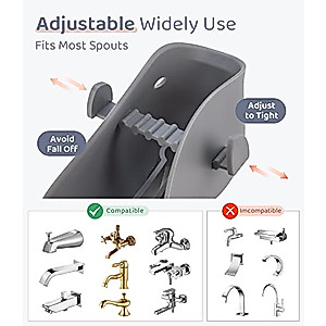 Bath Spout Cover, Faucet Cover Baby Bathroom Tub Faucet Cover Protector for Kids, Bathtub Spout Cover for Baby Toddlers Protection Accessories Baby Safety Protection Baby Universal Bath Silicone Toys