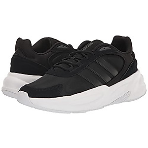 adidas Men's Ozelle Running Shoe, Black/Black/Grey, 11