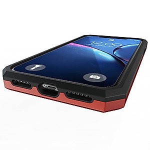 Kitoo Defender Designed for iPhone iPhone Xs max [Eco-Friendly] Shockproof Case with Kickstand, Military Grade, Made in USA - Red