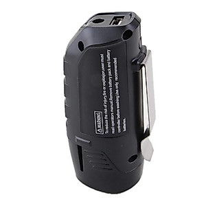 Dzhot51 USB Charging Port Power Source 10.8V/12V Max Adapter Charger for Bosch BHB120 Cordless Power Tool Li-ion Battery