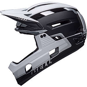BELL Super Air R MIPS Adult Mountain Bike Helmet - Matte Black/White (2023), Medium (55-59 cm)