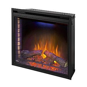 Napoleon Ascent 33 - NEFB33H - Built-in Electric Fireplace, 33-in, Realistic Logs & Flames, Self Trimming, Remote Included