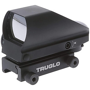 TRUGLO Multi Color Reticle Open Red Dot Sight (TG8380BN)