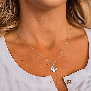 FYXOTI Inspirational Gifts for Women Mustard Seed Necklace,Christian Gifts Faith Necklace for Women Mustard Seed Jewelry for Her,Silver